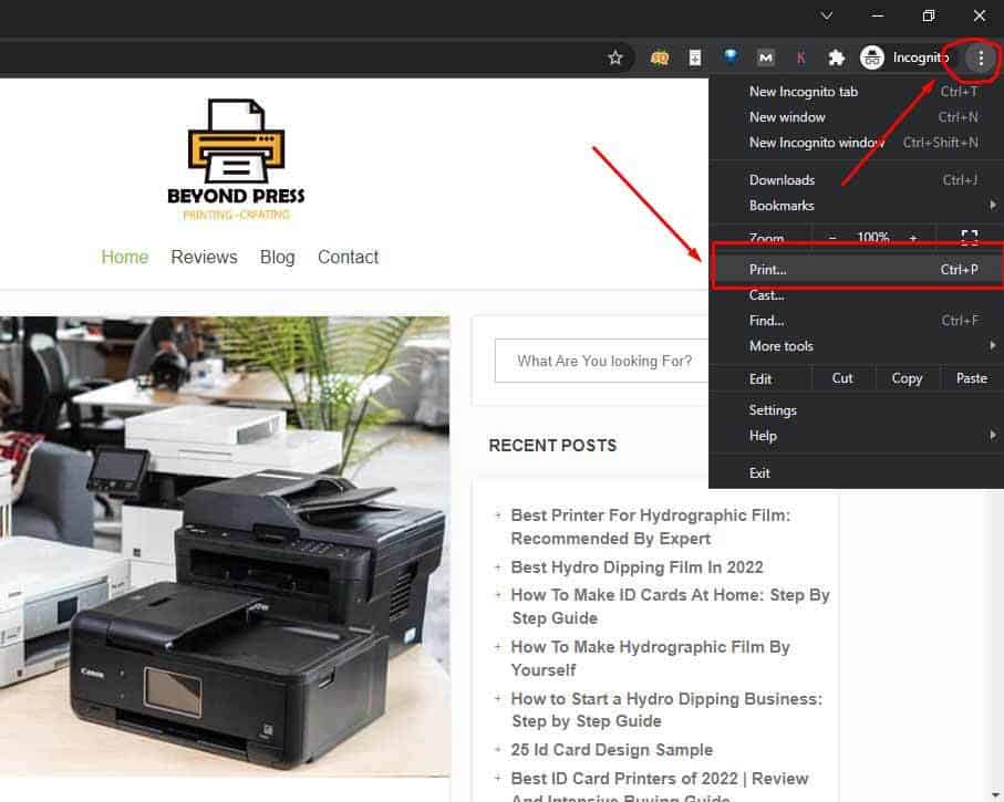 How To Print A Web Page As It Appears On Screen