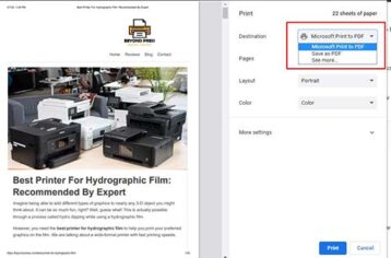 How To Print A Web Page As It Appears On Screen